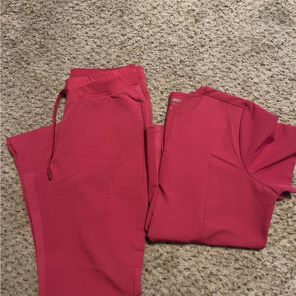 Adolfo | Other | Mandala Scrubs In Bright Raspberry | Poshmark